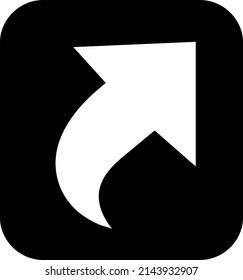 Shortcut Icon Vector Illustration On White Stock Vector (Royalty Free ...