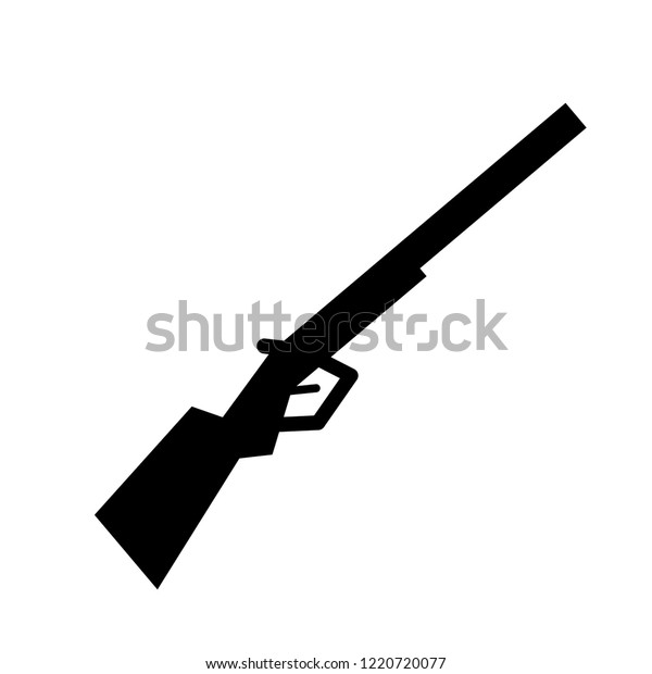 Vektor Stok Shotgun Icon Trendy Shotgun Logo Concept (Tanpa Royalti ...
