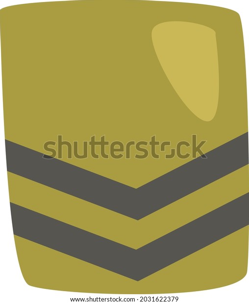 Shoulder Mark Illustration Vector On White Stock Vector (Royalty Free ...