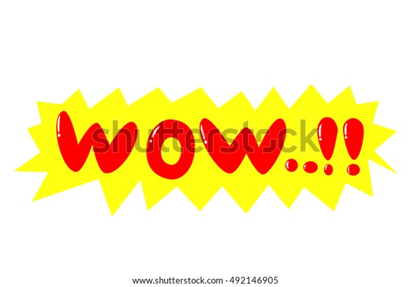 Shout Out Sign Wow Stock Vector (Royalty Free) 492146905 | Shutterstock