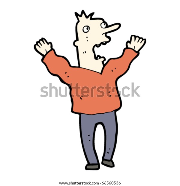 Shouting Man Cartoon Stock Vector (Royalty Free) 66560536 | Shutterstock