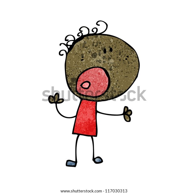Shouting Person Cartoon Stock Vector (Royalty Free) 117030313 ...