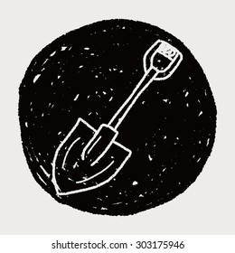 Shovel Doodle Stock Vector (Royalty Free) 303176462 | Shutterstock