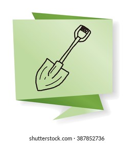 Shovel Doodle Stock Vector (Royalty Free) 387852736 | Shutterstock