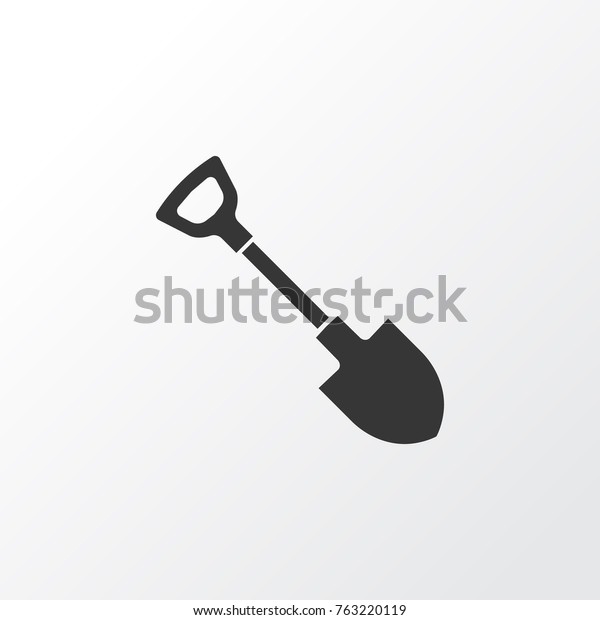 Shovel Icon Symbol Premium Quality Isolated Stock Vector (Royalty Free ...