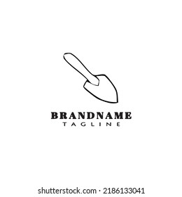 Shovel Logo Icon Design Template Modern Stock Vector (Royalty Free ...