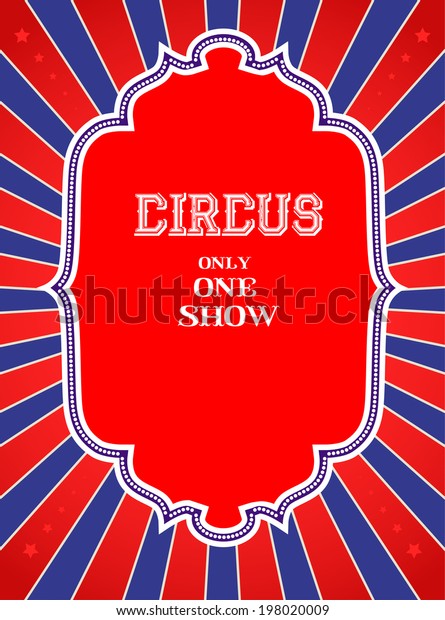 Show Poster Advertising Bright Background Place Stock Vector (Royalty ...