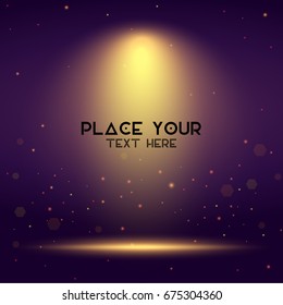 Show Stage Limelight Background Vector Illustration Stock Vector ...