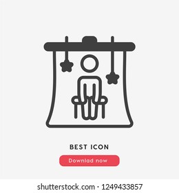 Show Time Icon Vector Show Time Stock Vector (Royalty Free) 1249433857 ...