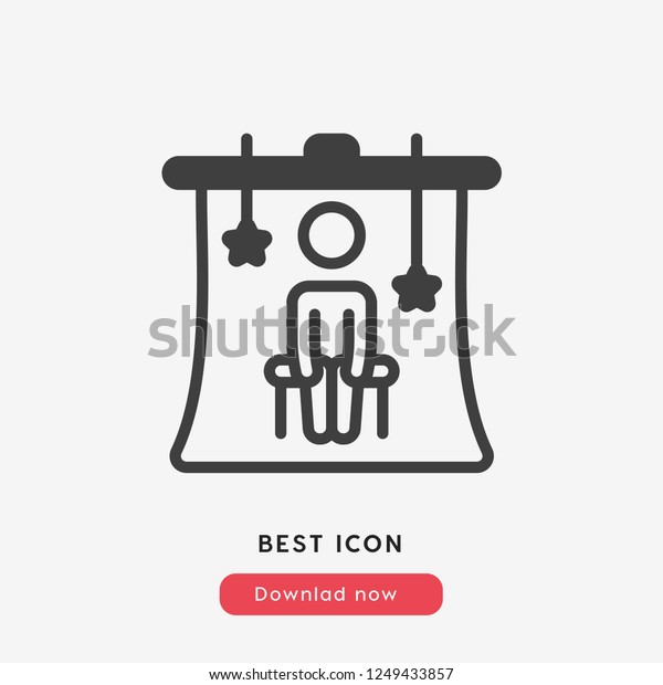 Show Time Icon Vector Show Time Stock Vector (Royalty Free) 1249433857 ...