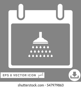 Shower Calendar Day Icon Vector Eps Stock Vector (Royalty Free ...