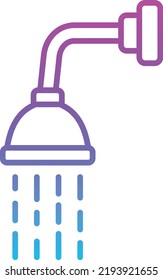 Shower Head Vector Icon Can Be Stock Vector (Royalty Free) 2193921655 ...