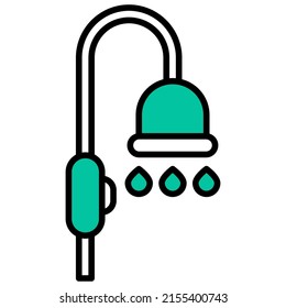 Shower Icon Transparent Background Stock Vector (Royalty Free ...