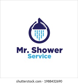 Shower Logo Designs Simple Modern Tool Stock Vector (Royalty Free ...