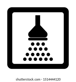 Shower Room Logo Icon Image Black Stock Vector (Royalty Free ...