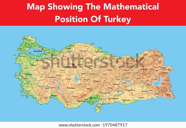turkey mountains on map