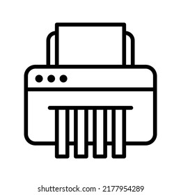 Shredder Icon Paper Shredder Sign Vector Stock Vector (Royalty Free ...