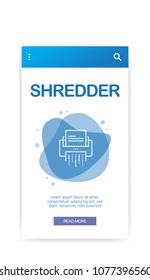 Shredder Infographic Icon Stock Vector (Royalty Free) 1077396560 ...