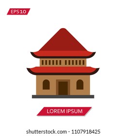 Shrine Vector Icon Symbol Stock Vector (Royalty Free) 1107918425 ...