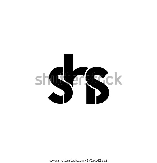 Shs Letter Original Monogram Logo Design Stock Vector (Royalty Free ...