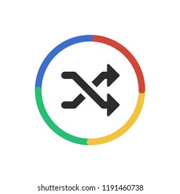 Shuffle App Icon Stock Vector (Royalty Free) 1191460738 | Shutterstock
