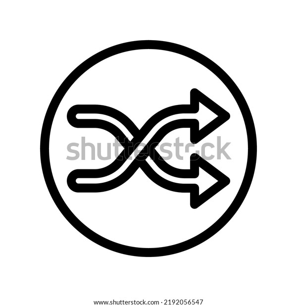 Shuffle Icon Illustration Vector Graphic Stock Vector (Royalty Free ...