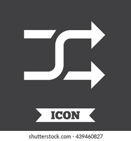 Shuffle Sign Icon Random Symbol Graphic Stock Vector (Royalty Free ...