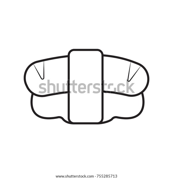 Shushi Icon Outline Stock Vector (Royalty Free) 755285713 | Shutterstock