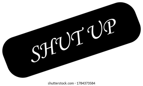 Shut Vector Illustration Black Stamp White Stock Vector (Royalty Free ...