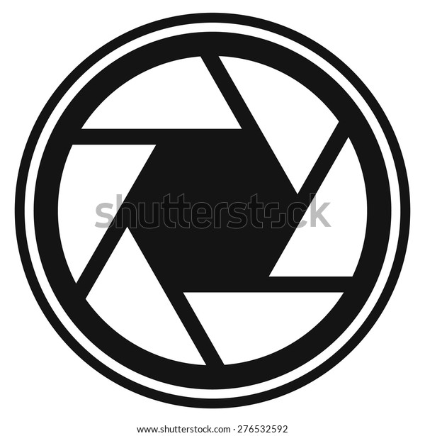 Shutter Icon Shutter Symbol Photography Concepts Stock Vector (Royalty ...