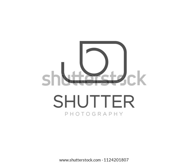 Shutter Photography Logo Design Template Vector Stock Vector (Royalty ...
