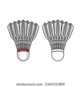 Shuttlecocks Royalty Free Stock SVG Vector and Clip Art