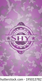 Shy Pink On Camouflage Pattern Vector Stock Vector (Royalty Free ...