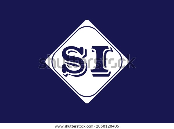 Si Letter Logo Icon Design Template Stock Vector (Royalty Free ...