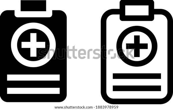 Sick Leave Icon Vector Illustration Stock Vector (Royalty Free ...