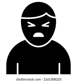 Sick Man Icon Design Vector Illustration Stock Vector (Royalty Free ...