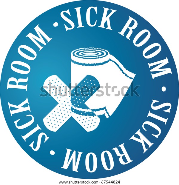 Sick Room Pictogram Stock Vector (Royalty Free) 67544824 | Shutterstock
