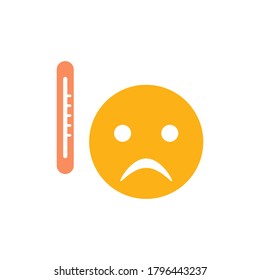 Sick Vector Icon Logo Design Stock Vector (Royalty Free) 1796443237 ...