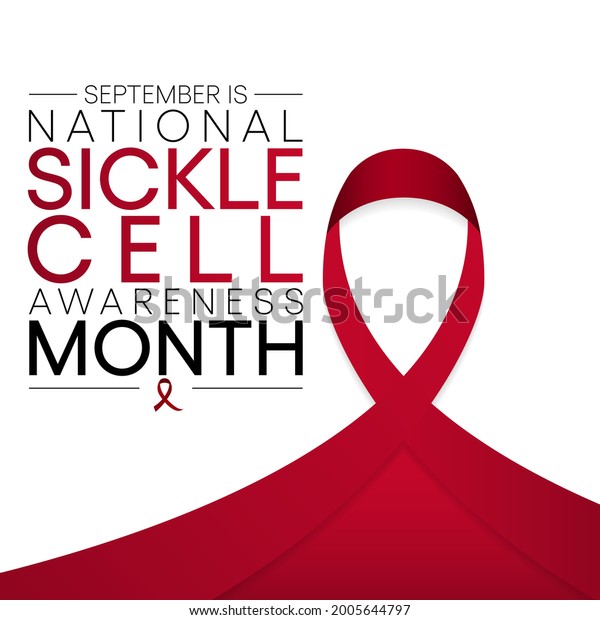 Sickle Cell Disease Awareness Month Observed Stock Vector (Royalty Free ...