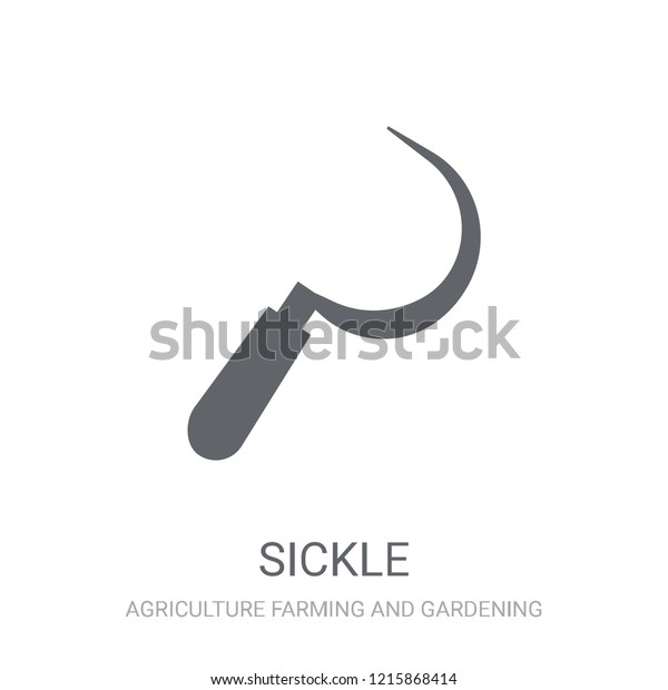 Sickle Icon Trendy Sickle Logo Concept Stock Vector (Royalty Free ...