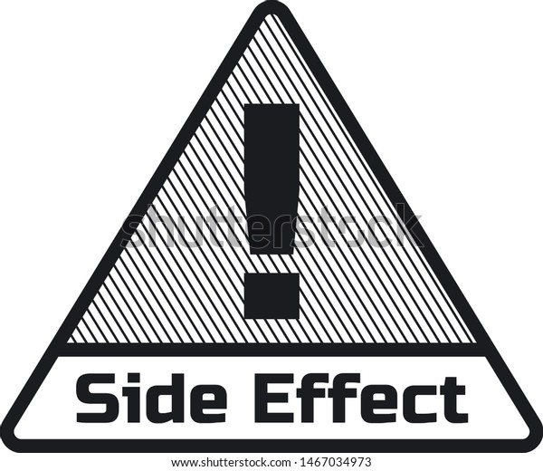 Side Effect Sign On White Background Stock Vector (Royalty Free) 1467034973