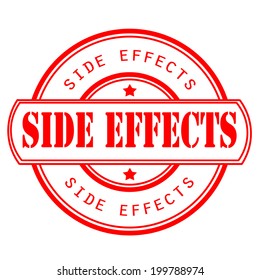 Side Effects Grunge Stamp On Vector Stock Vector (Royalty Free ...