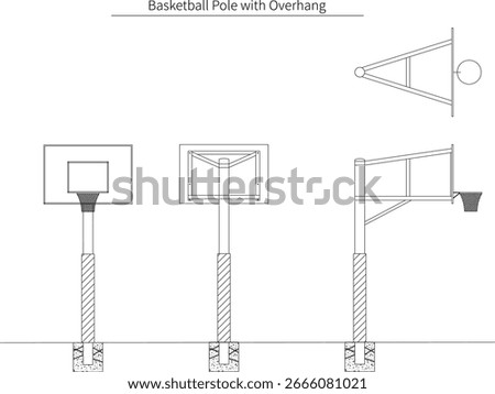 Basketball Hoop Side View | Free download on ClipArtMag