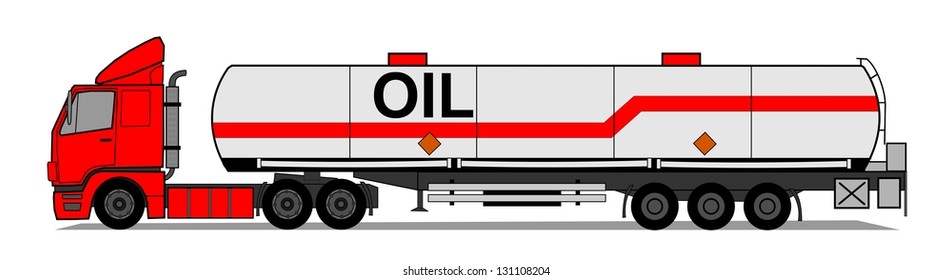 2,076 Oil tanker on road vector Images, Stock Photos & Vectors ...