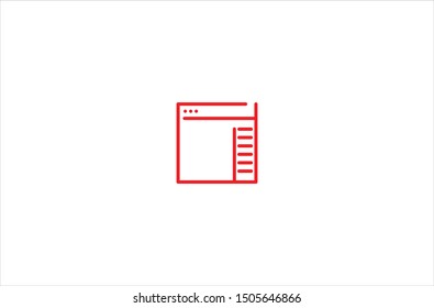 Side Menu Icon Trendy Flat Style Stock Vector (Royalty Free) 1505646866 ...