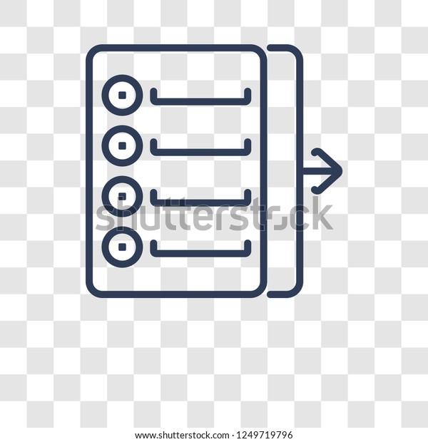Side Menu Icon Trendy Side Menu Stock Vector (Royalty Free) 1249719796 ...