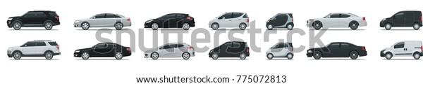 13,686 Car Profile Stock Vectors, Images & Vector Art | Shutterstock