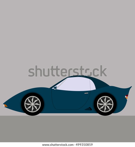 Side View Car Automobile Motor Vehicle Stock Vector (Royalty Free ...