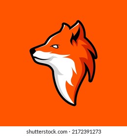 Side View Cartoon Fox Head Stock Vector (Royalty Free) 2172391273 ...