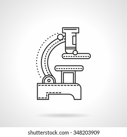 Side View Light Microscope Biology Medical Stock Vector (Royalty Free ...